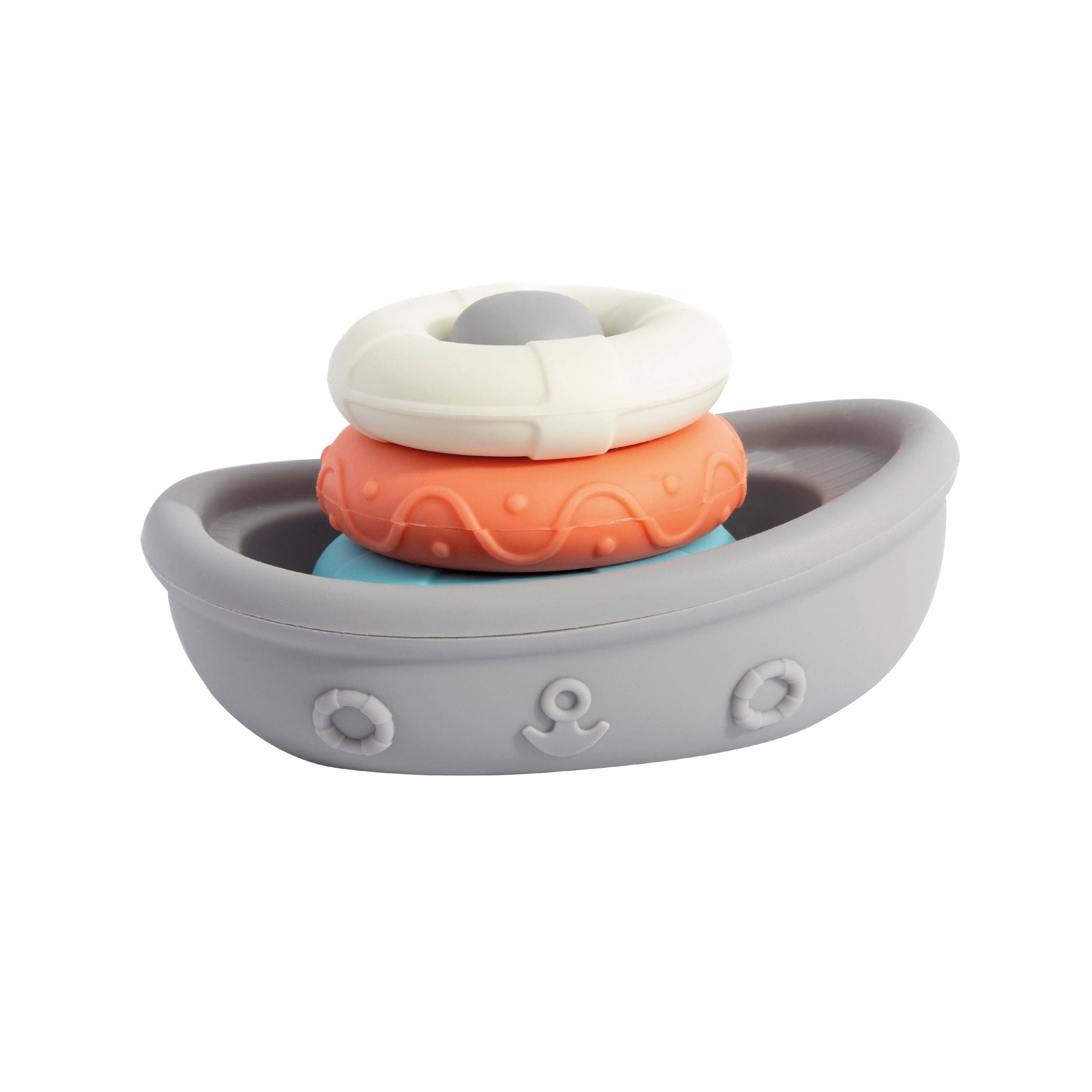 Silicone Stacking Boat with Rings – Noosa BedBodyBaby